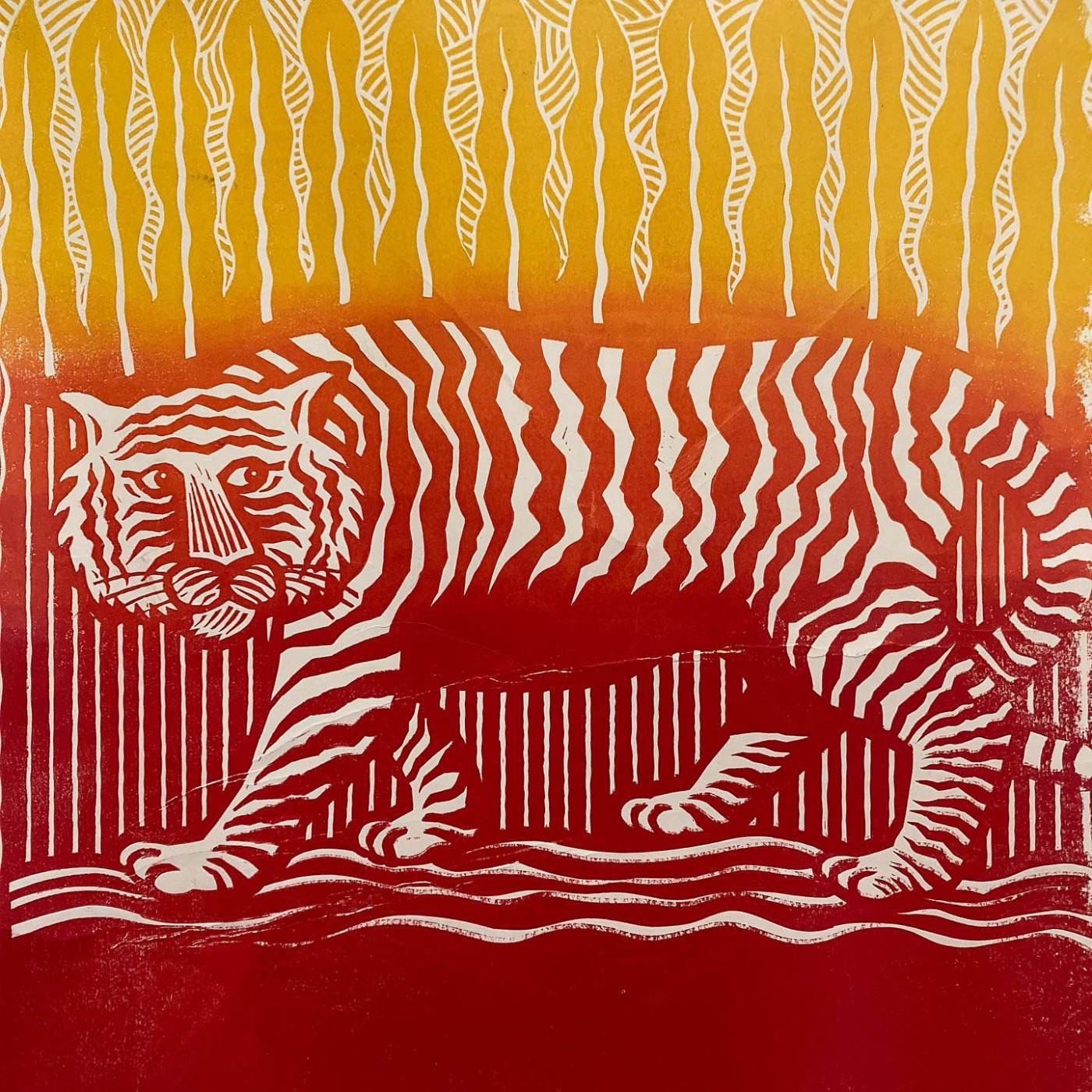 Lino Print 2 :: The Horsebridge
